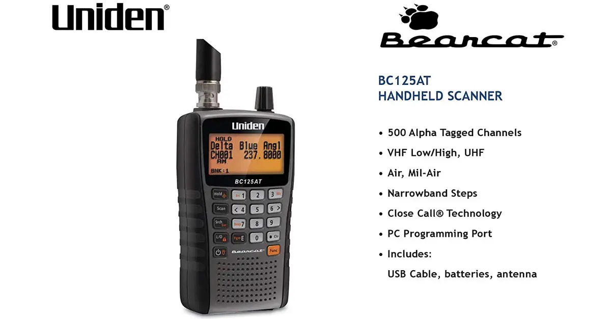 Uniden Bearcat BC125AT Handheld Scanner Review