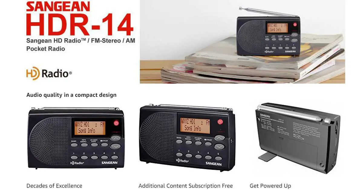 The Sangean HDR-14 Review | HD Radio Digital And Analog AM/FM Stereo ...